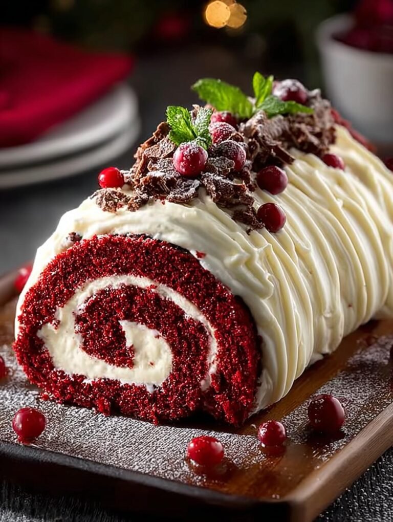Red Velvet Yule Log: 5 Stunning Variations for the Holidays ...