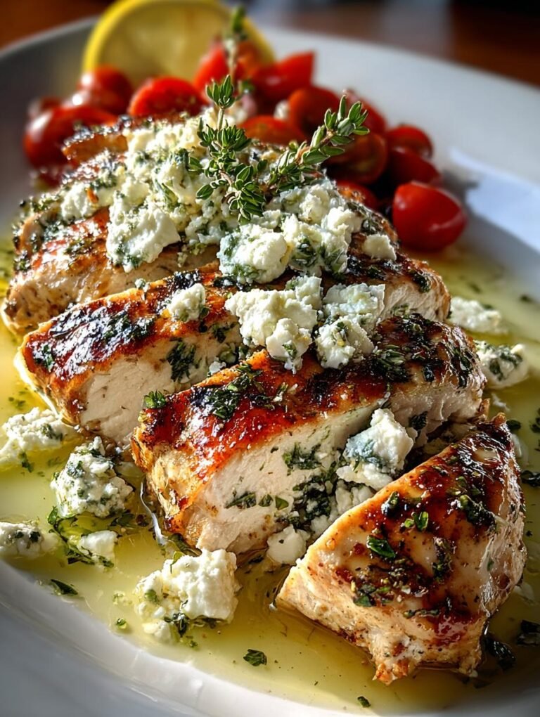 Delightful Greek Chicken with Lemon and Feta Recipe - Recettesincroyable